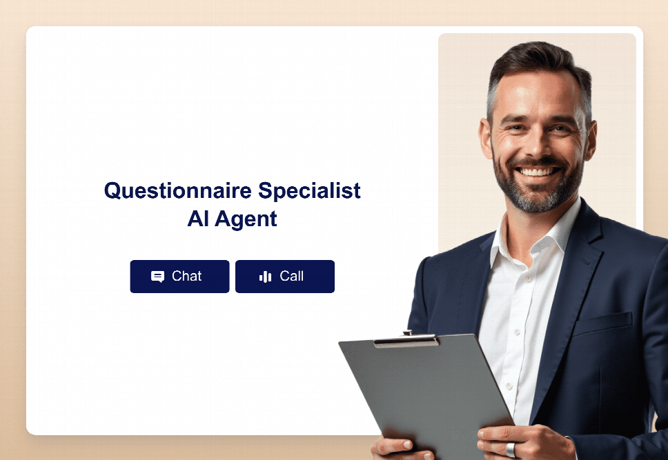 Questionnaire Specialist AI Agent Template | Jotform