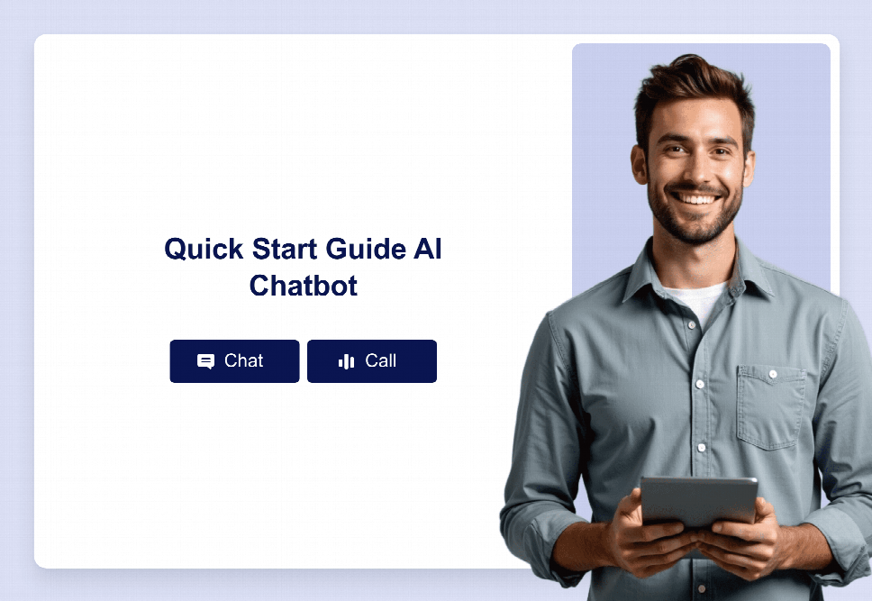 Quick Start Guide AI Chatbot Template Template | Jotform