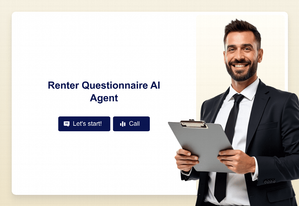 Renter Questionnaire AI Agent Template | Jotform