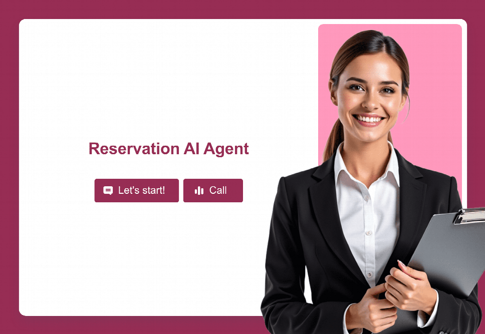 Reservation AI Agent Template | Jotform
