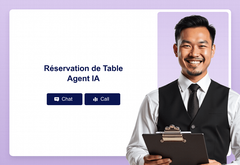 Réservation de Table Agent IA | Jotform