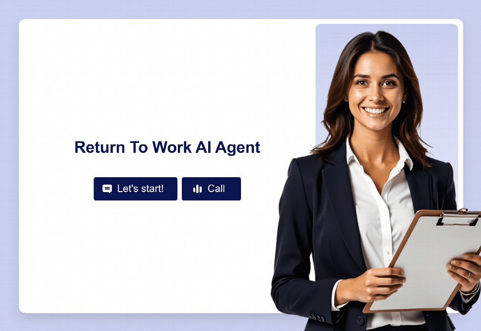 Return To Work AI Agent Template | Jotform