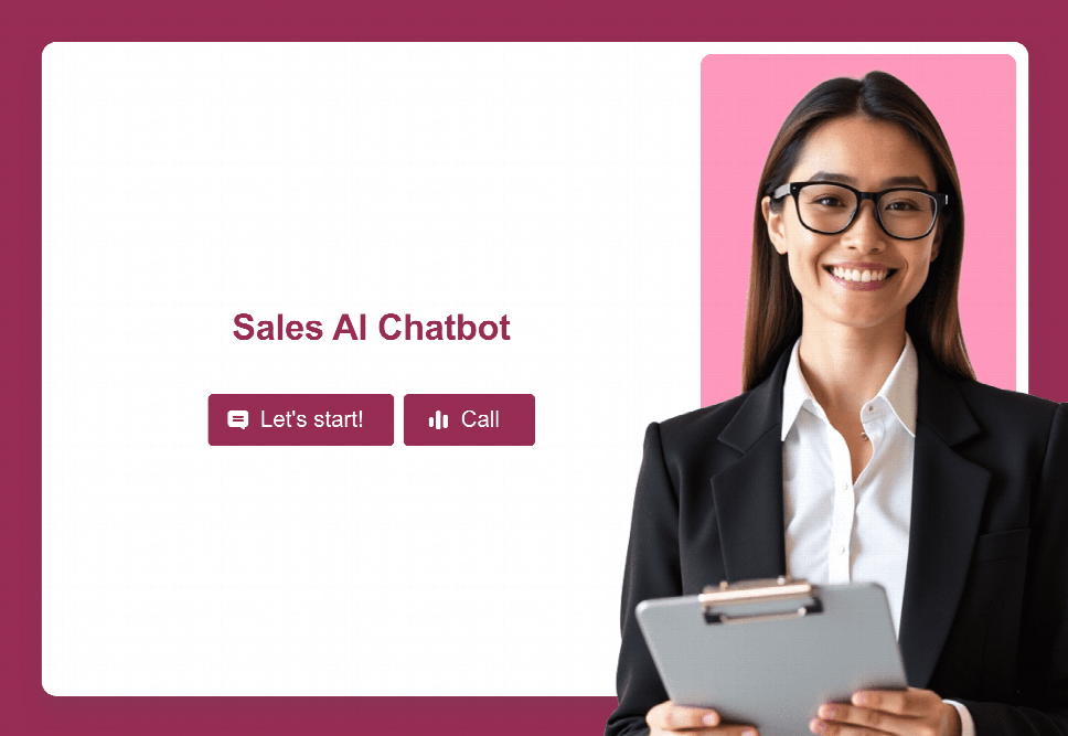Sales AI Chatbot Template | Jotform