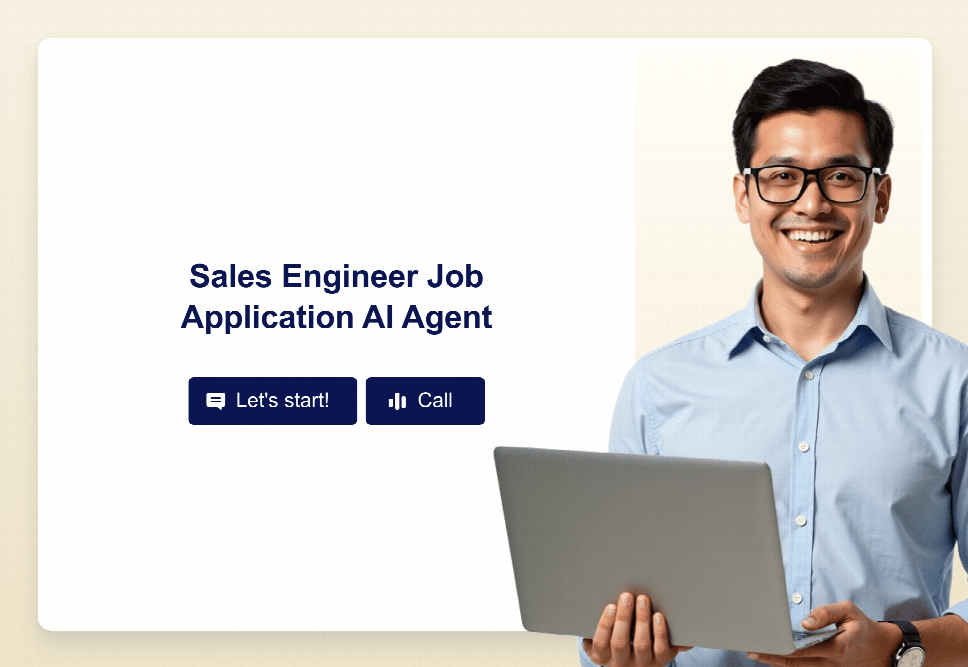 Sales Engineer Job Application AI Agent Template | Jotform