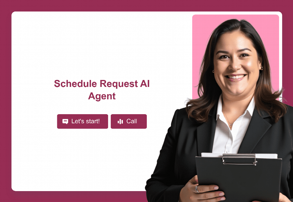 Schedule Request AI Agent Template | Jotform