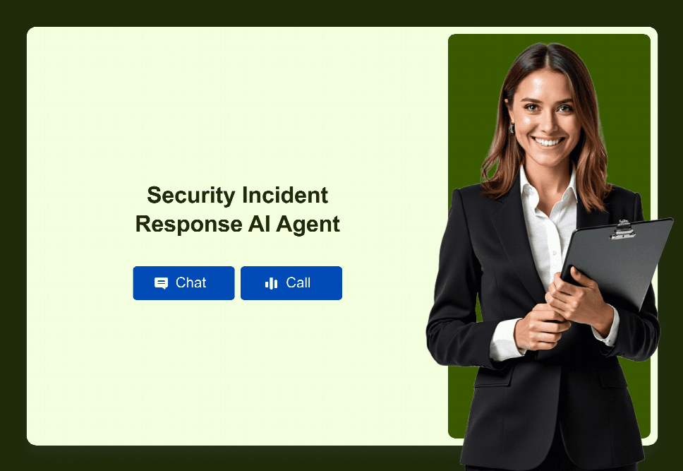 Security Incident Response AI Agent Template | Jotform