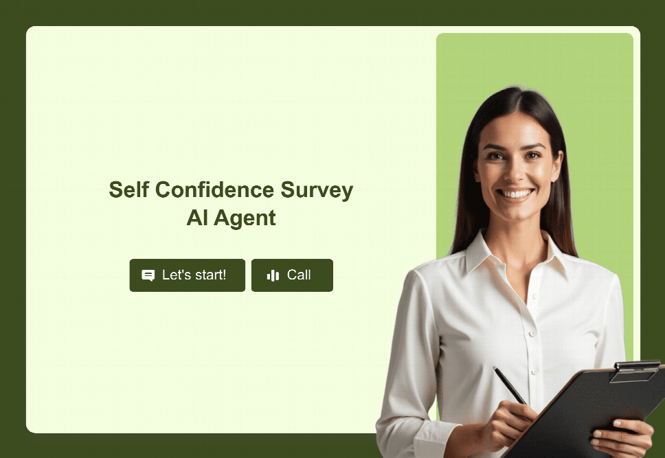 Self Confidence Survey AI Agent Template | Jotform