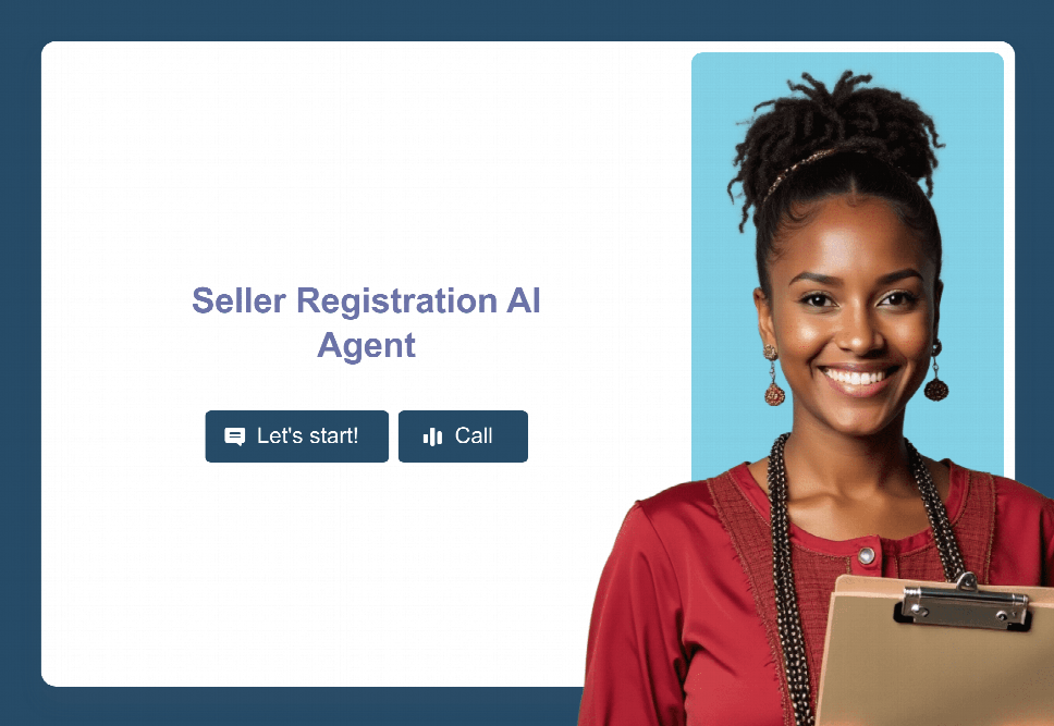 Seller Registration AI Agent Template | Jotform