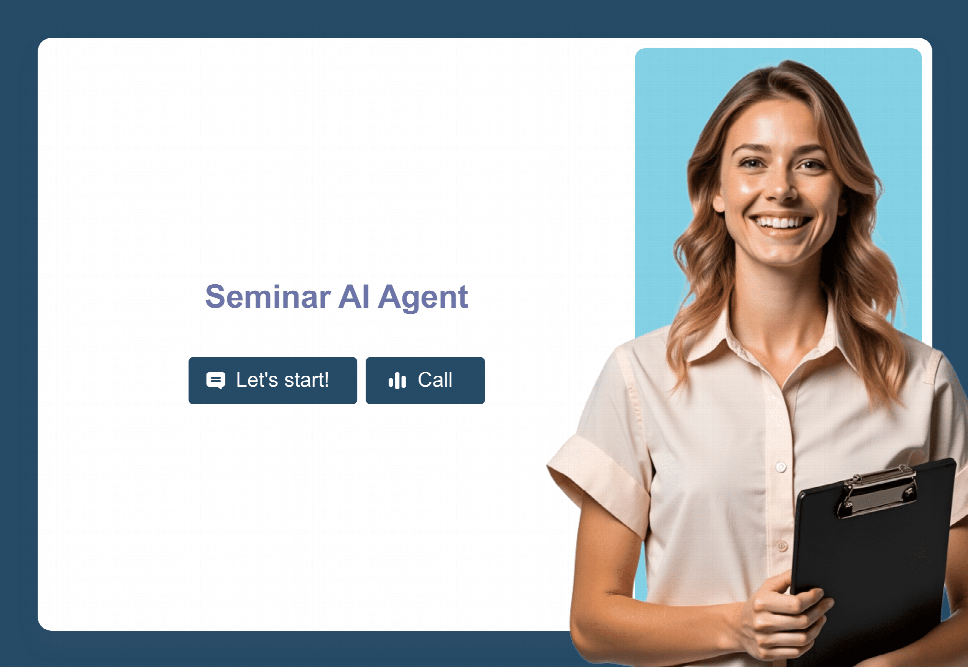 Seminar AI Agent Template | Jotform