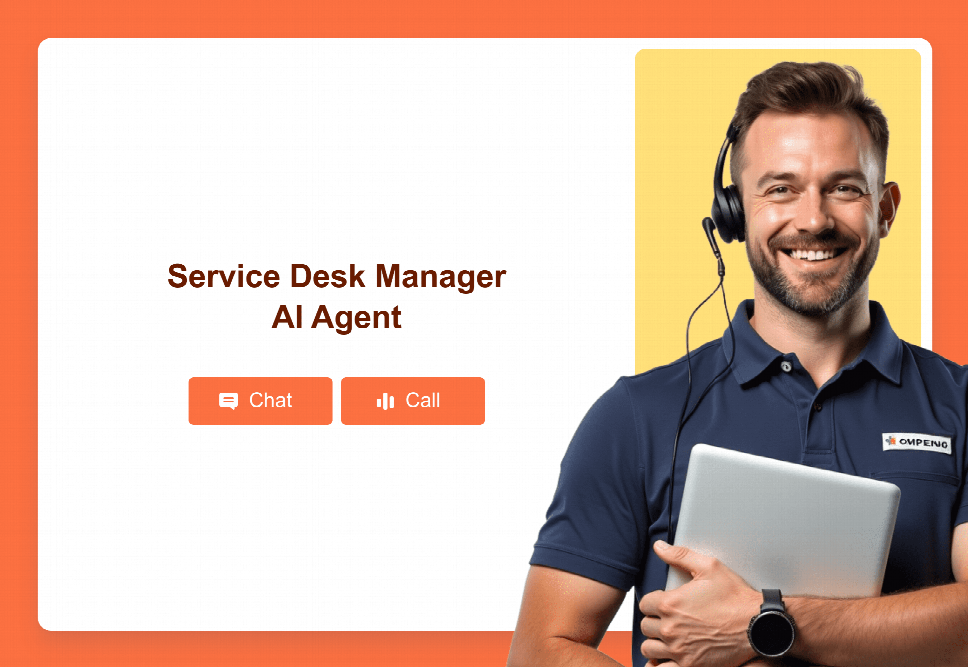 Service Desk Manager AI Agent Template | Jotform