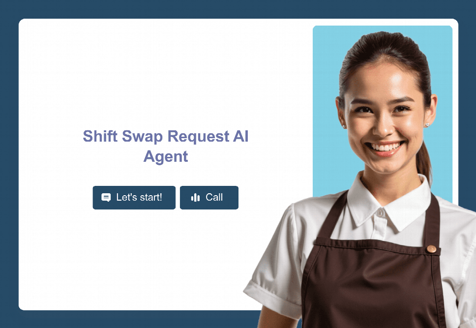 Shift Swap Request AI Agent Template | Jotform