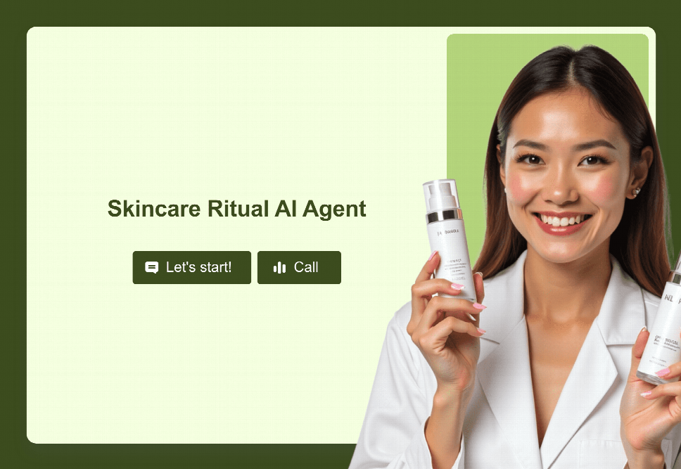 Skincare Ritual AI Agent Template | Jotform