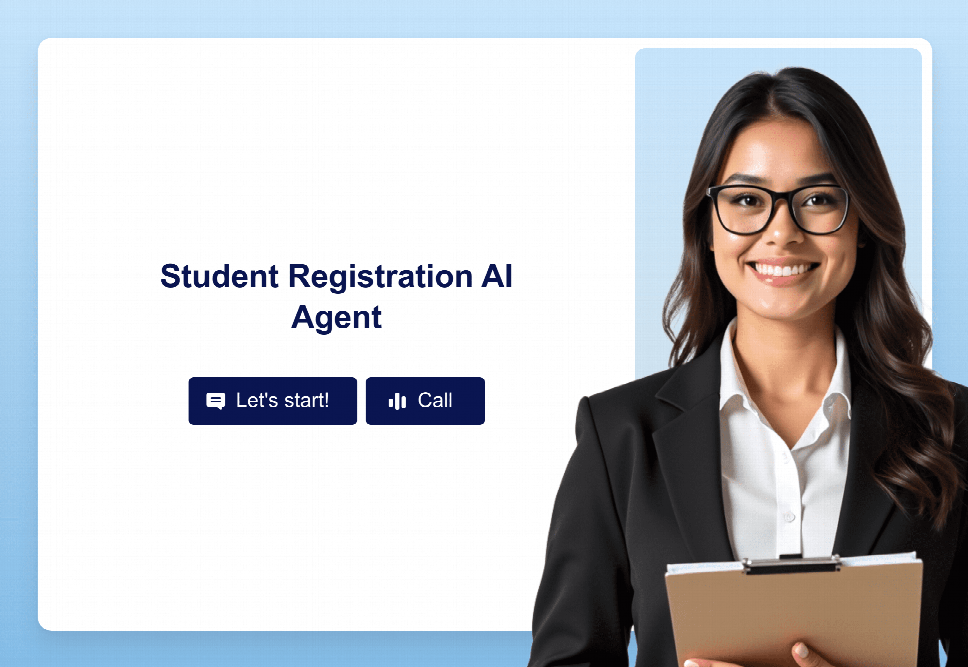 Student Registration AI Agent Template | Jotform