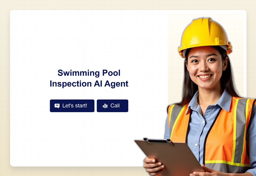 Swimming Pool Inspection AI Agent Template | Jotform