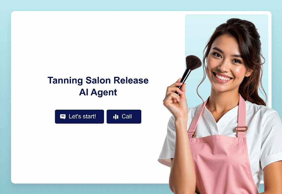 Tanning Salon Release AI Agent Template | Jotform