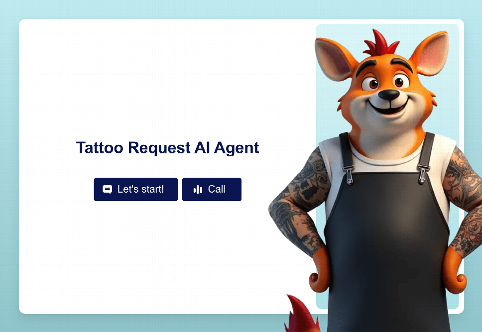 Tattoo Request AI Agent Template | Jotform