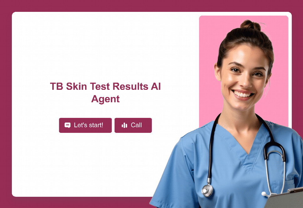 TB Skin Test Results AI Agent Template | Jotform