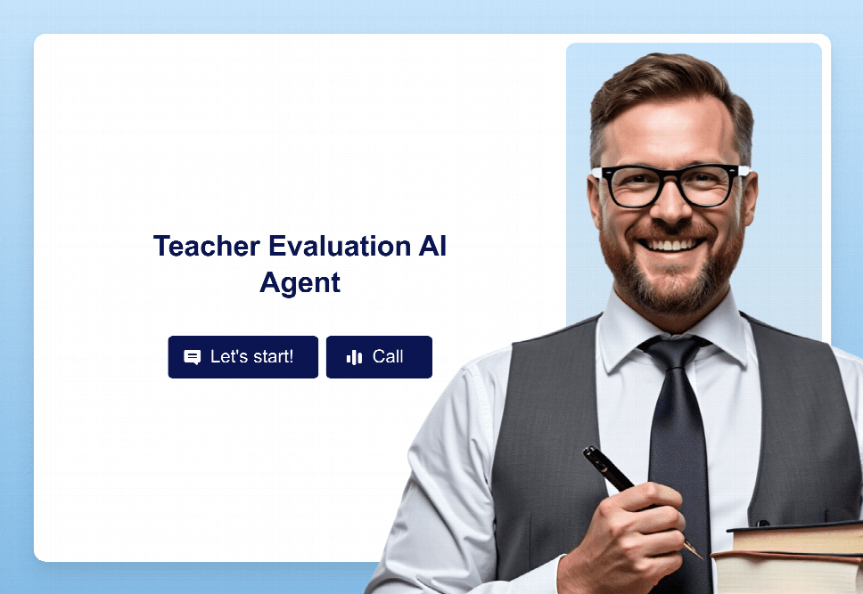 Teacher Evaluation AI Agent Template | Jotform