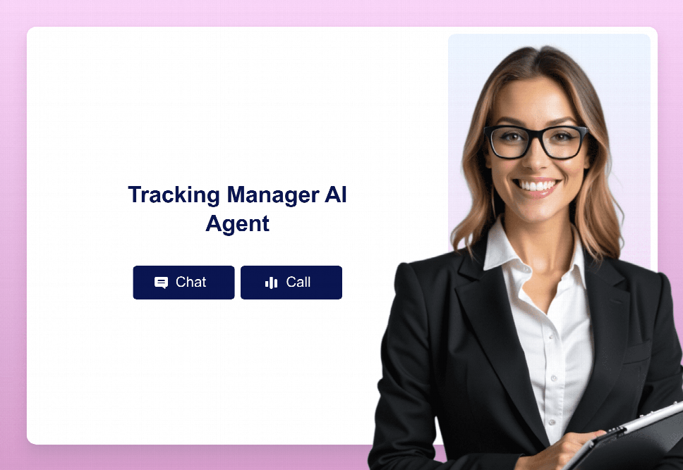 Tracking Manager AI Agent Template | Jotform