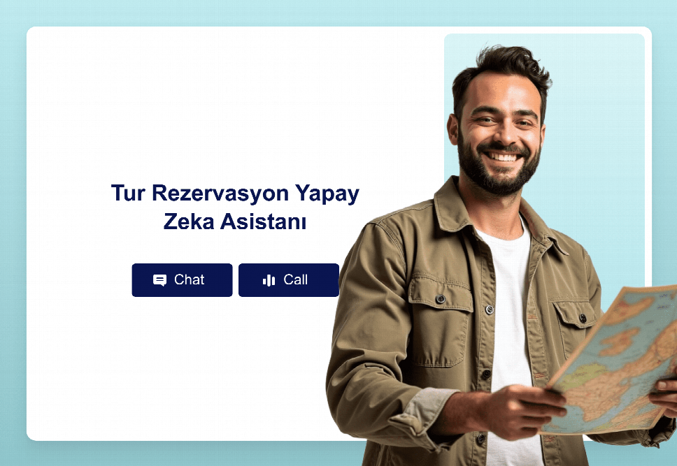 Tur Rezervasyon Yapay Zeka Asistanı | Jotform