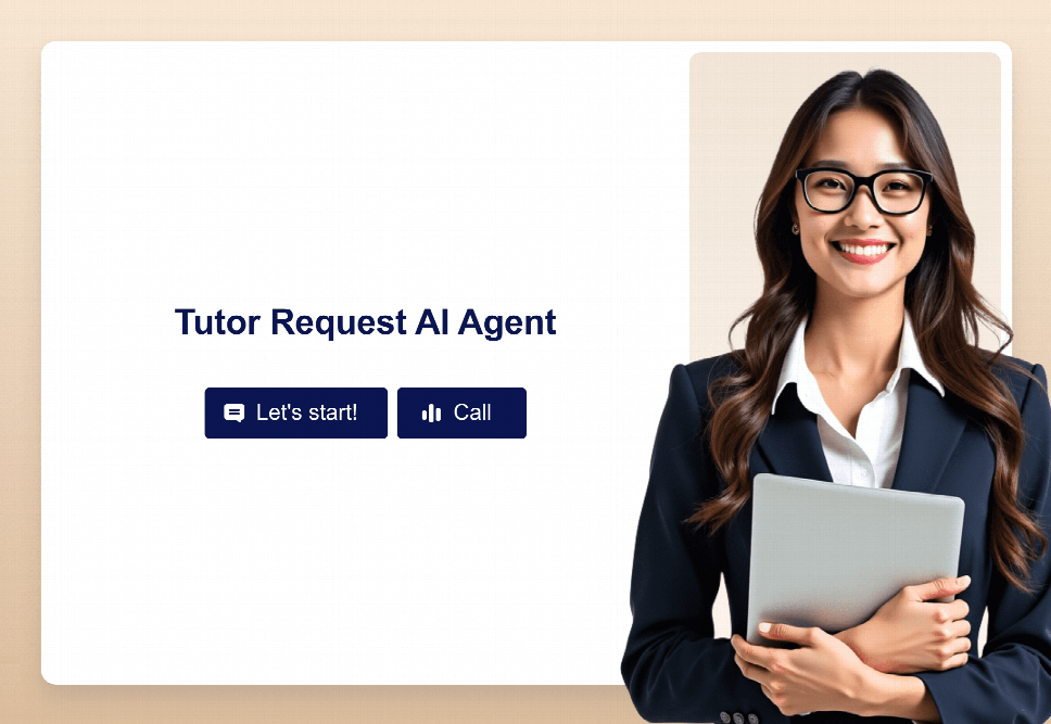 Tutor Request AI Agent Template | Jotform