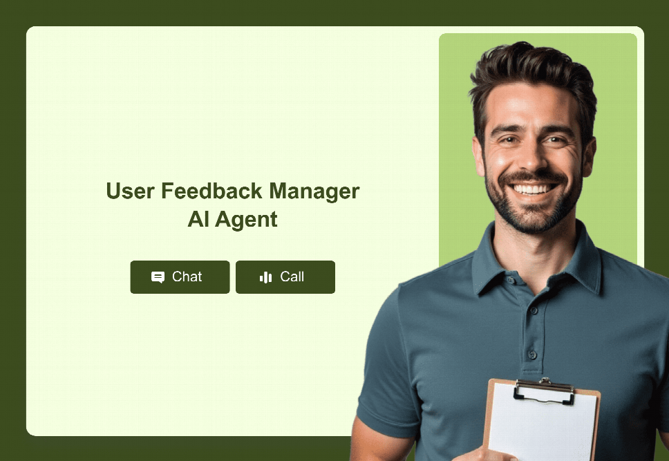 User Feedback Manager AI Agent Template | Jotform