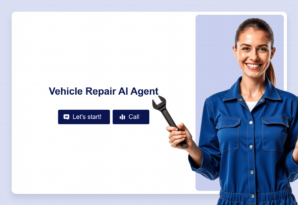 Vehicle Repair AI Agent Template | Jotform