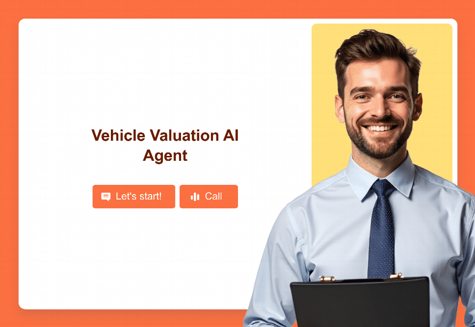 Vehicle Valuation AI Agent Template | Jotform
