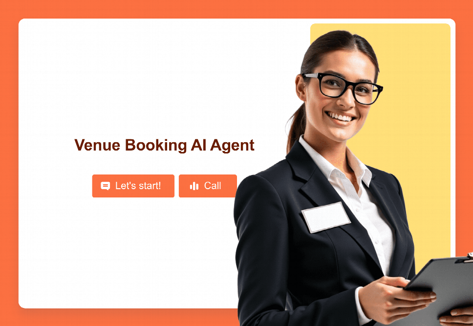 Venue Booking AI Agent Template | Jotform