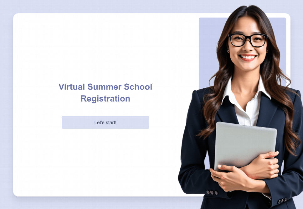 Virtual Summer School Registration AI Agent Template | Jotform