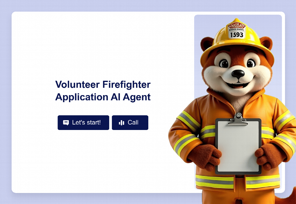 Volunteer Firefighter Application AI Agent Template | Jotform