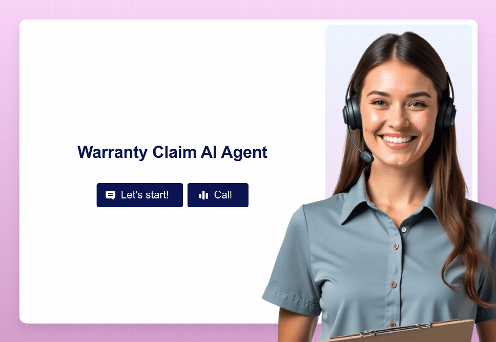 Warranty Claim AI Agent Template | Jotform