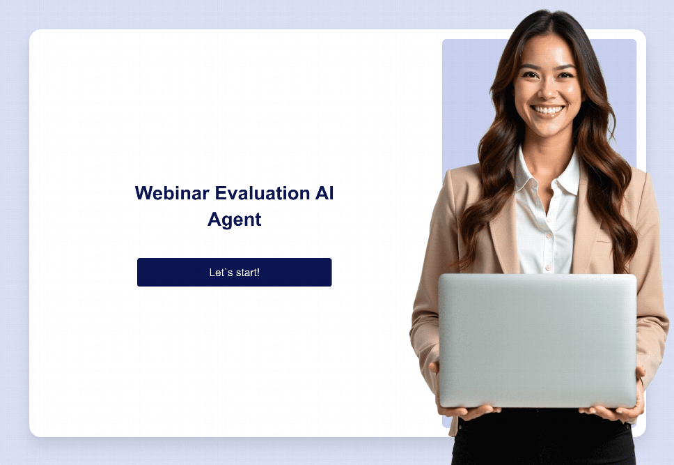 Webinar Evaluation AI Agent Template | Jotform