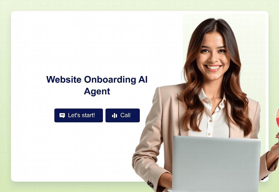 Website Onboarding AI Agent Template | Jotform
