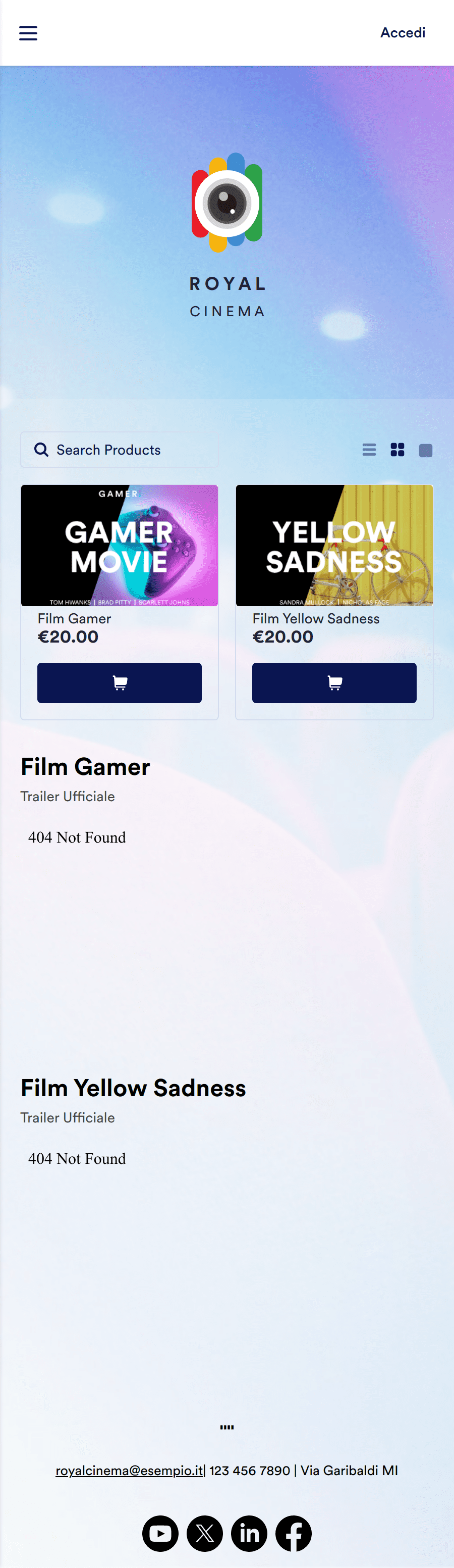 App per Cinema | Jotform