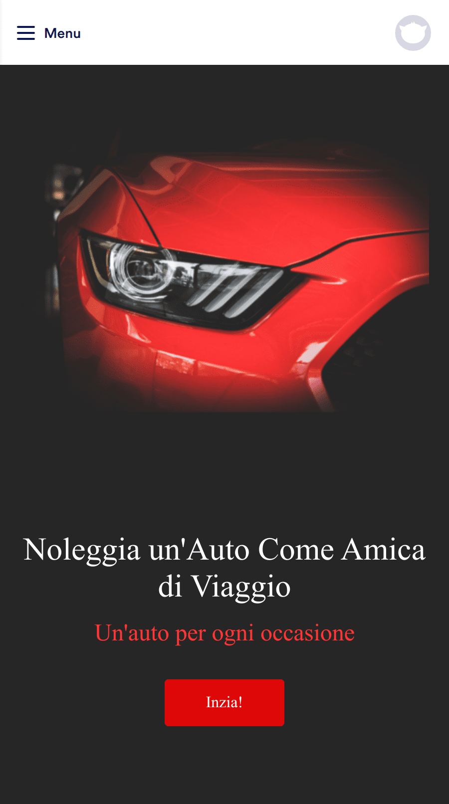 App per Noleggio Auto Modello | Jotform