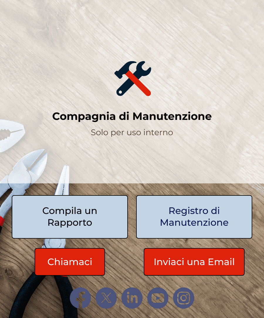 App Registro di Manutenzione Modello | Jotform
