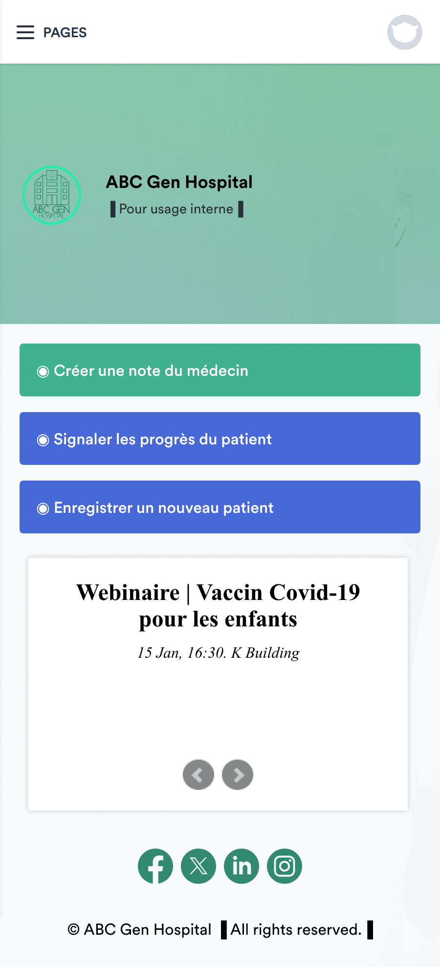 Application de note du médecin Modèle | Jotform