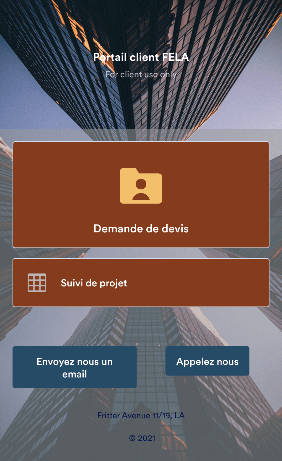 Application Portail client Modèle | Jotform