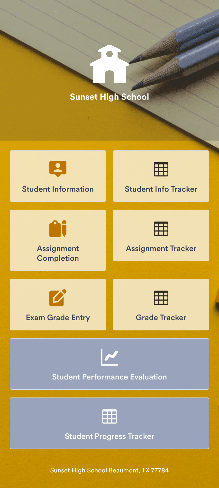 Assignment Tracking App Template | Jotform