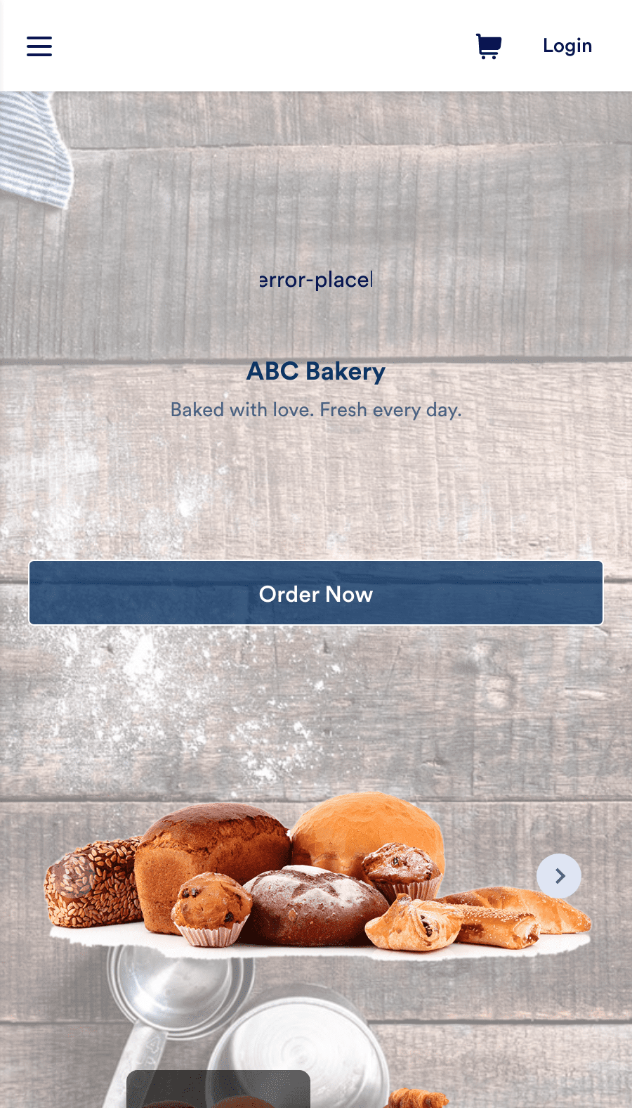 Bakery App Template | Jotform