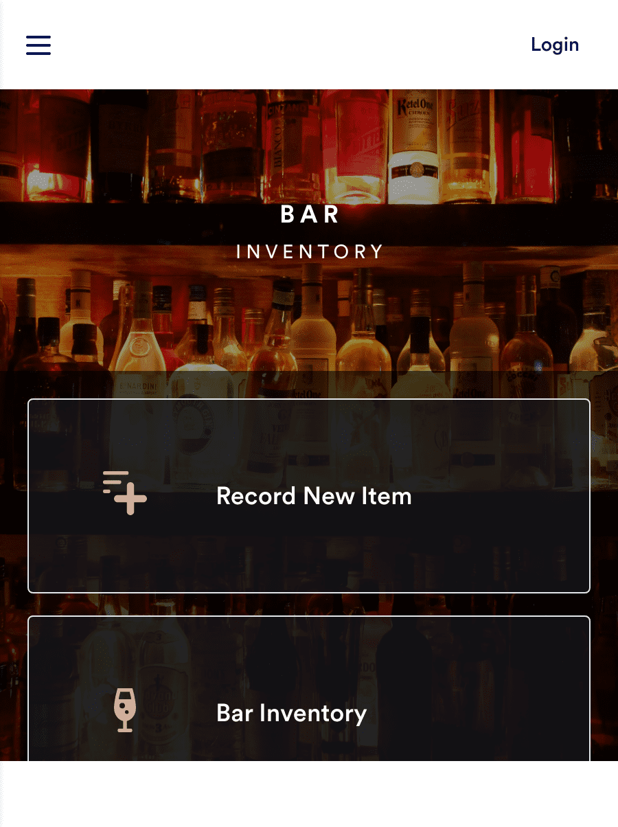 Bar Inventory App Template | Jotform