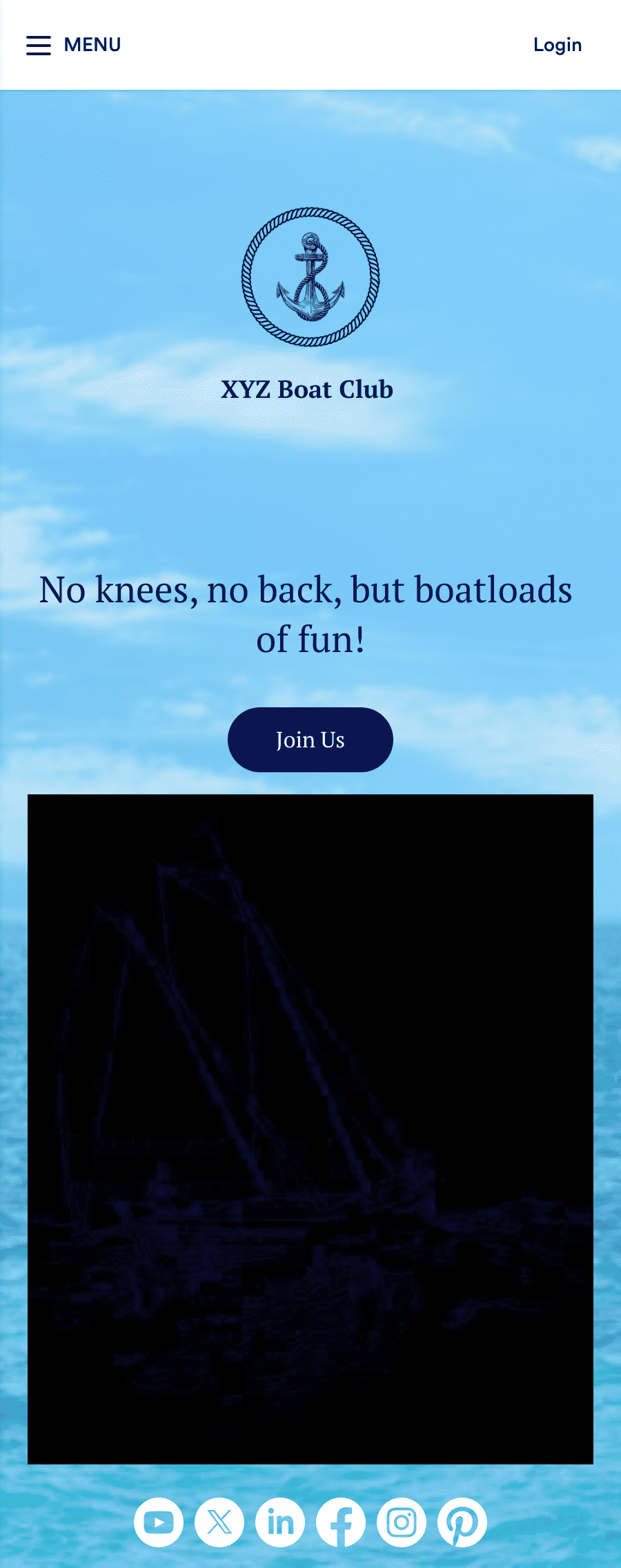 Boat Club App Template | Jotform