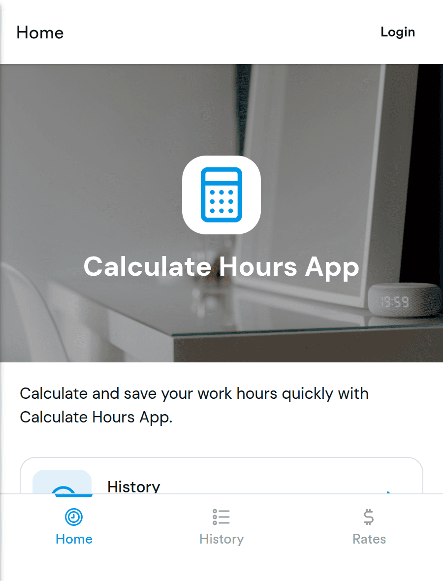 Calculate Hours App Template | Jotform