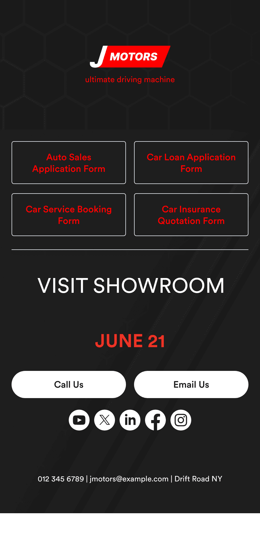 Car Dealership App Template | Jotform