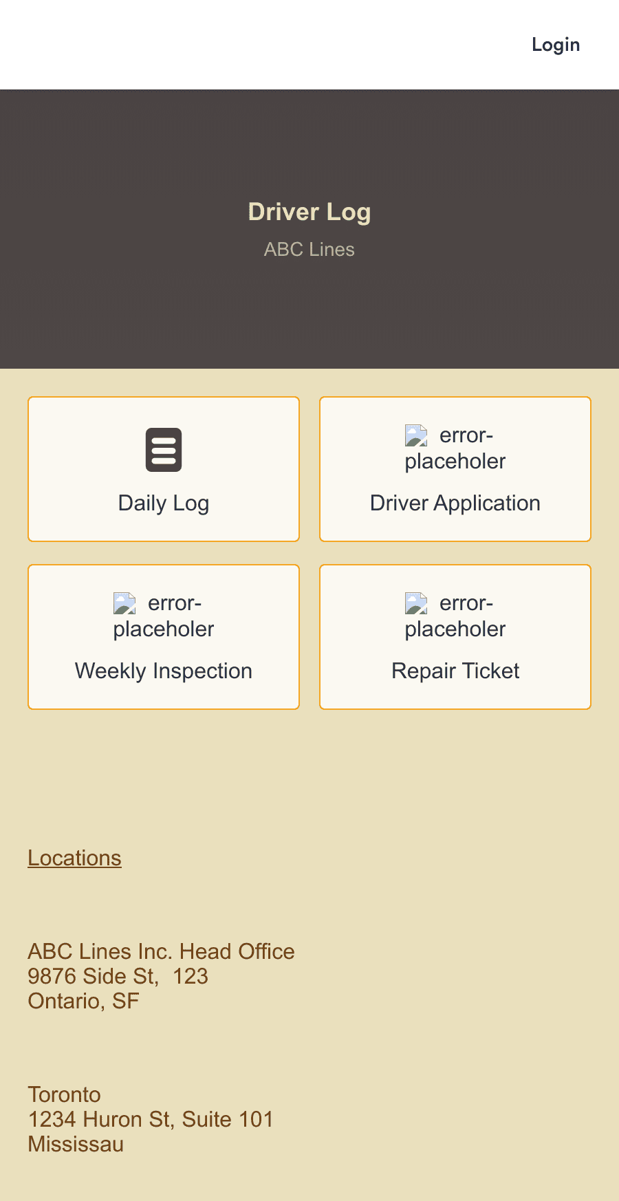Daily Driver Log App Template | Jotform