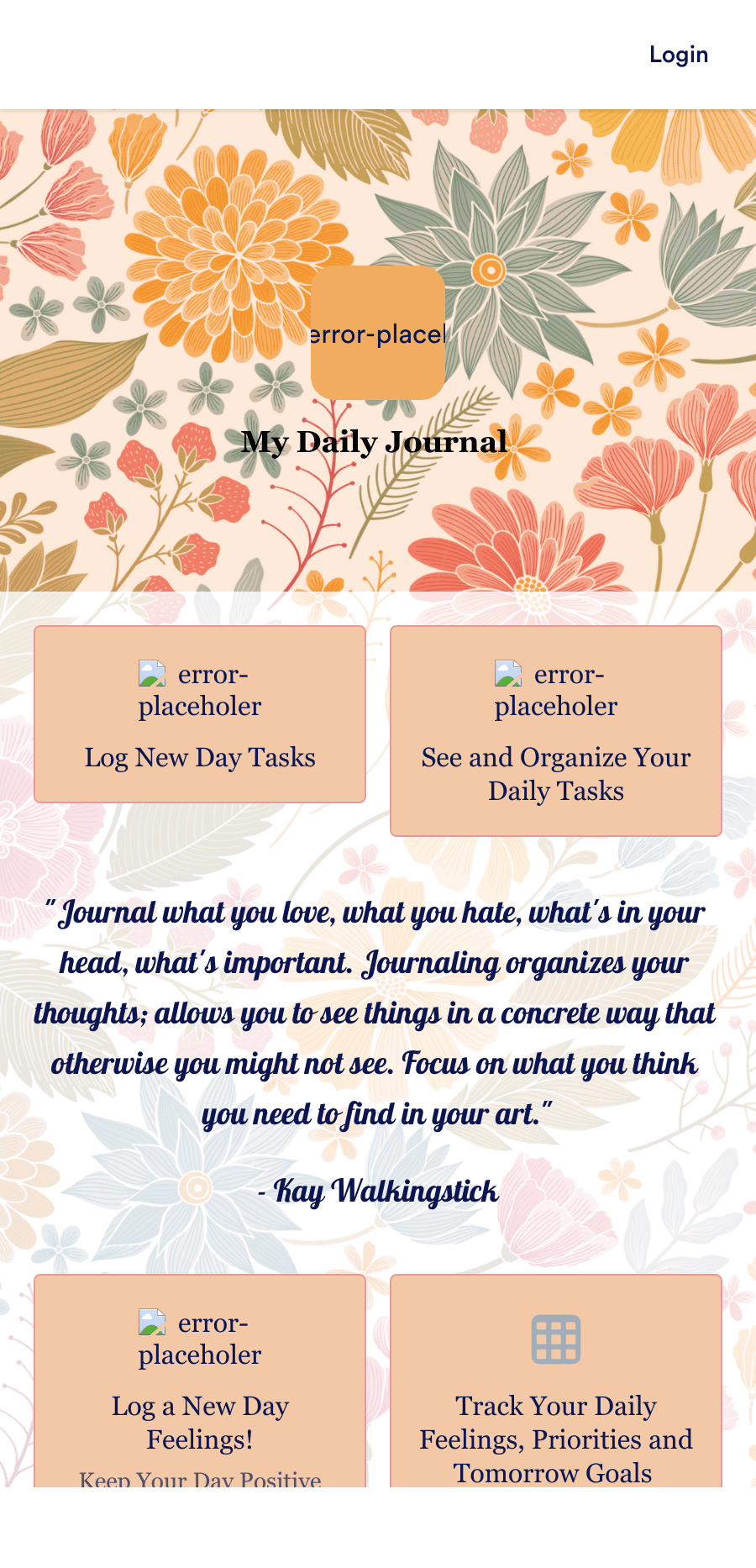 Daily Journal App Template | Jotform