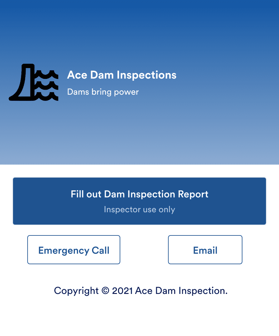Dam Inspection Software Template | Jotform