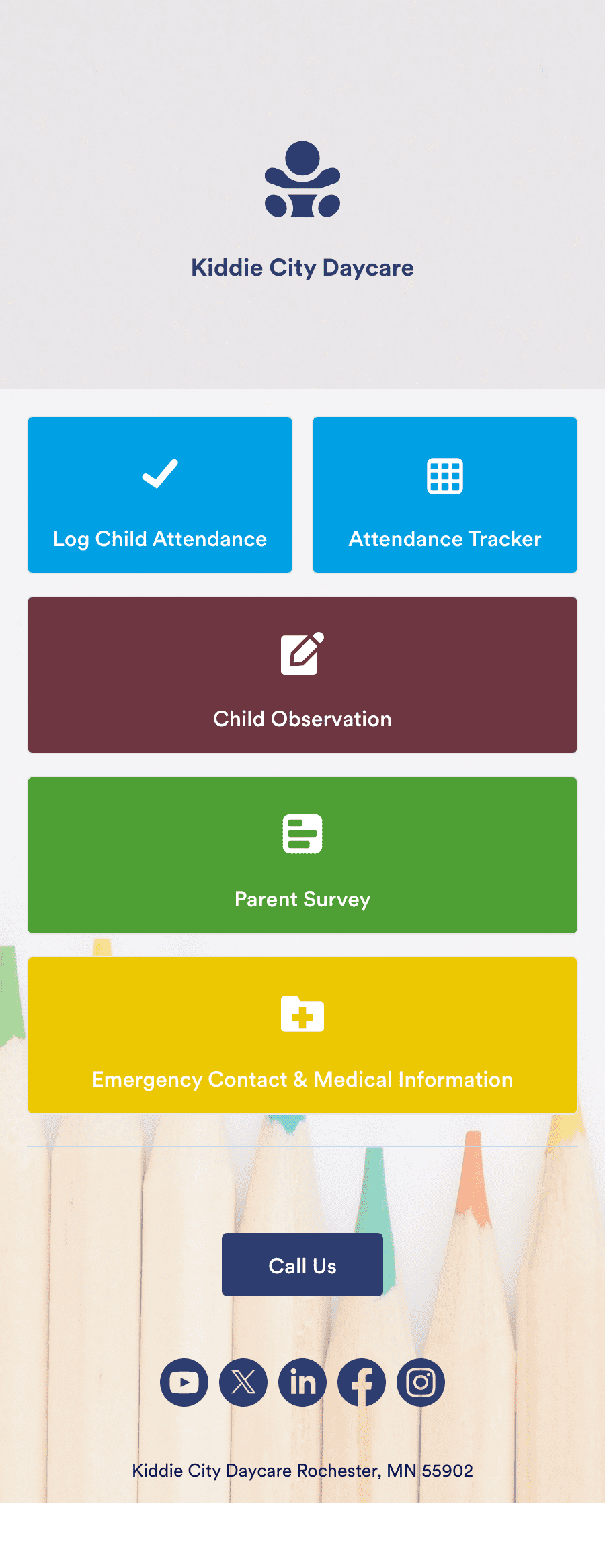 Daycare App Template | Jotform