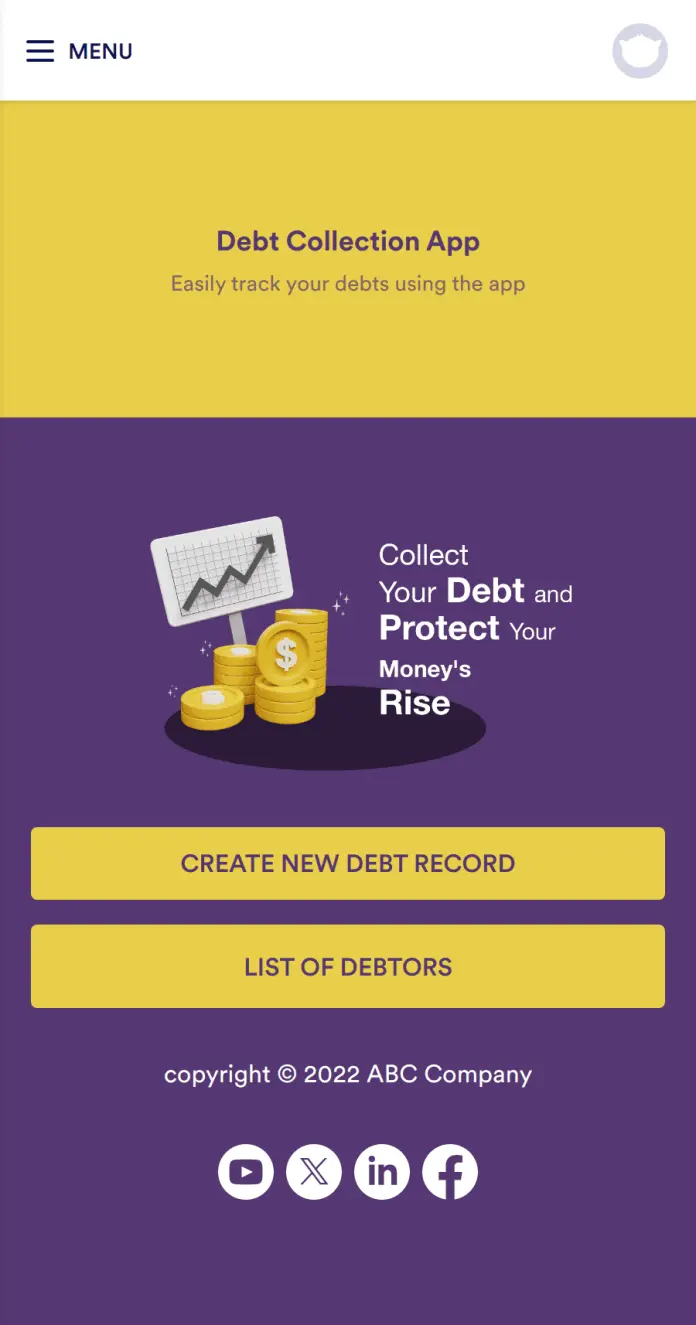 Debt Collection Software Template | Jotform